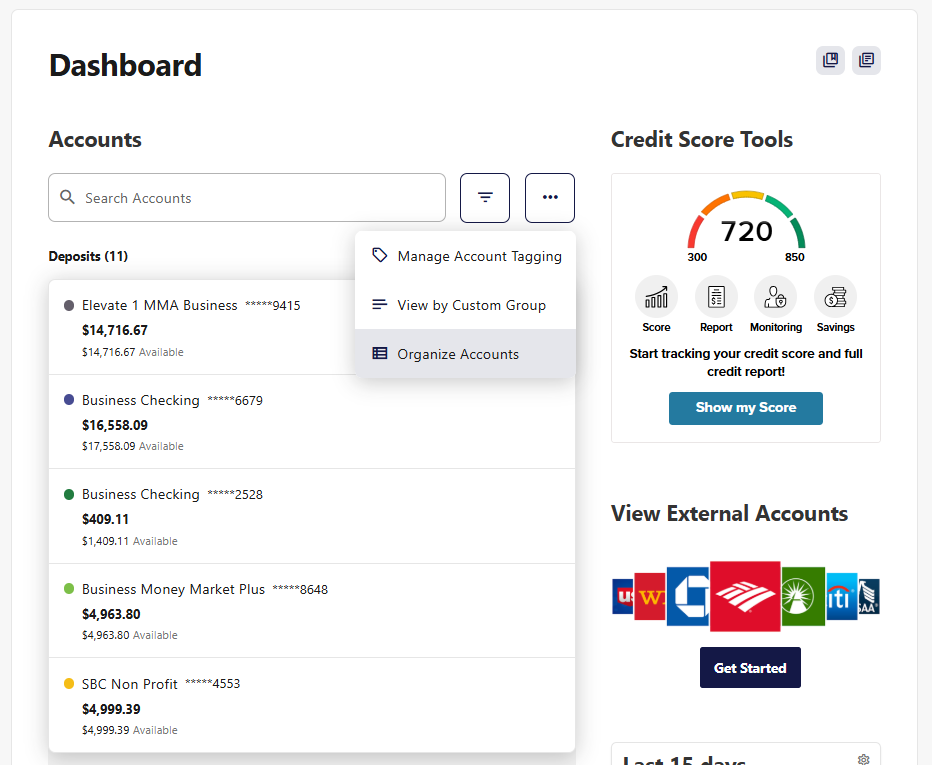 Creating Custom Groups in Digital Banking - Mascoma Bank